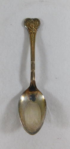 Antique Egyptian Revival Demitasse Spoon Scarab Beetle WM A Rogers ...