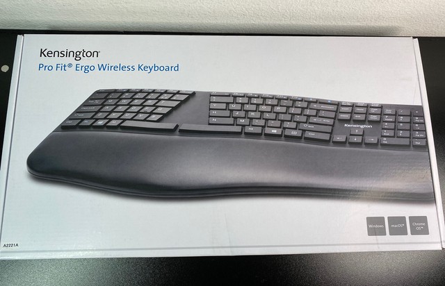 Kensington Pro Fit Ergo Wireless Keyboard K75401US Pc955067 for sale ...