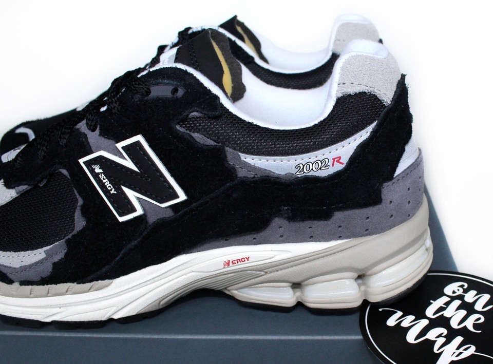 New Balance 2002R Protection Pack Black Grey UK 4 US 4.5 W6 EUR 37 ...