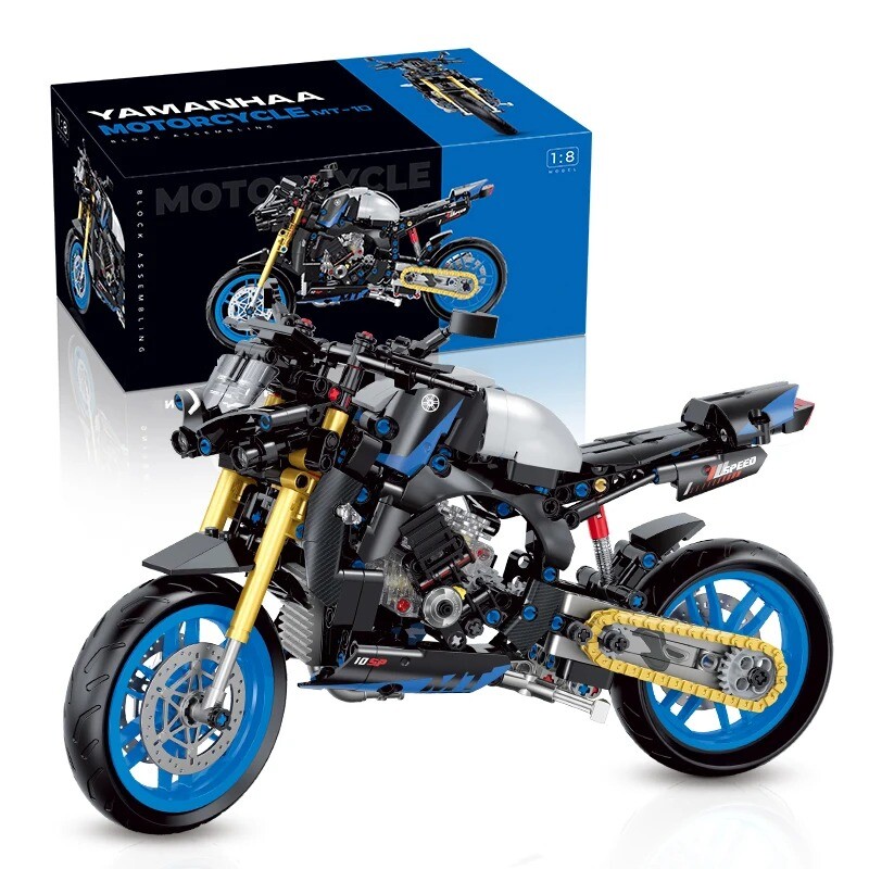 586pcs Classic Building Model Motorcycle Harley Davidson Building Block ...