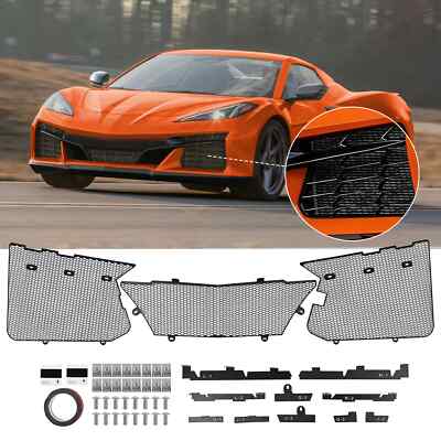 For Corvette C8 Z06 ERAY 2023-2025 Front Radiator Grille Guard Screens ...