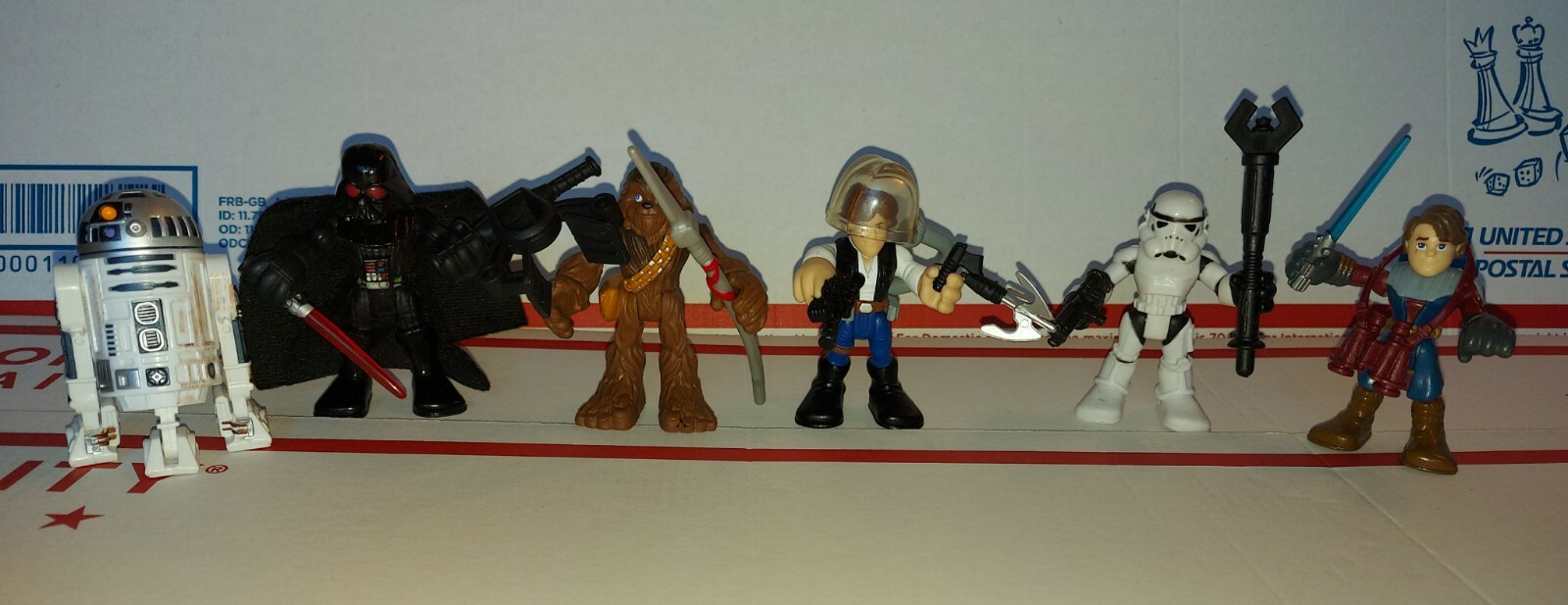 Playskool Hasbro LFL STAR WARS Galactic Heroes Figures LOT 2011 Light ...