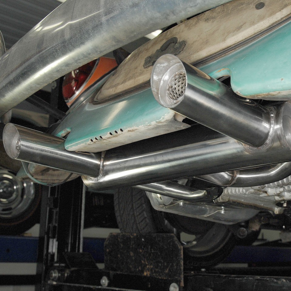 Air Cooled VW 1966-1973 Beetle Ghia Sport Exhaust Muffler SS 1300cc ...