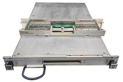 HP AGILENT 75000 MODEL E1403B FORM C SWITCH MODULE + 16-CH. FORM C ...