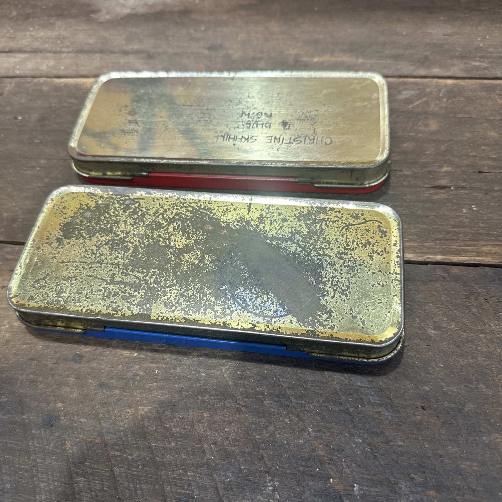 Kent Mathematical Instruments Vintage Tins X 2 With Some Contents | eBay