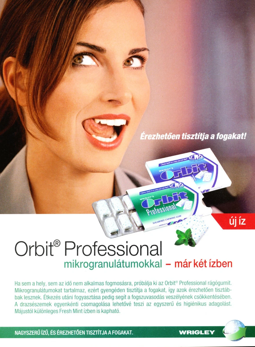 Orbit Chewing Gum Whitening