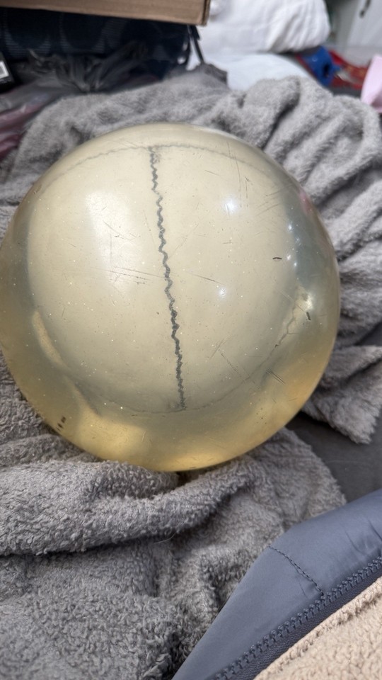 VTG Clear Skull Skeleton Bowling Ball Collectible | eBay