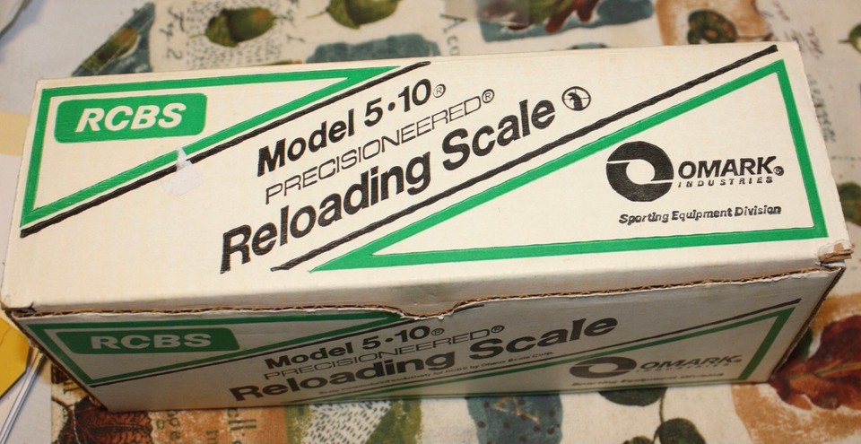 RCBS Model 5-10 Reloading Scale #09070 (new old stock) | eBay