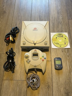 Sega Dreamcast Console w/ 1 Controller, VMU, Game - Tested! Lot Bundle ...