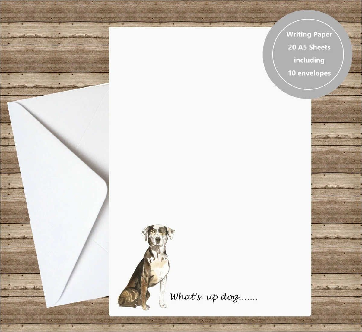 Puppy Writing Paper