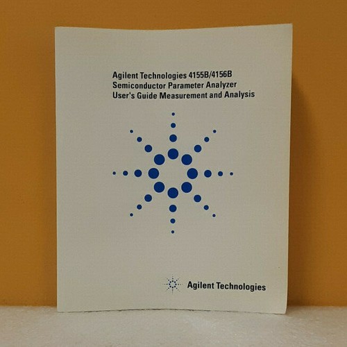 Agilent 04156-90204 4155B/4156B Semiconductor Parameter Analyzer Guide ...