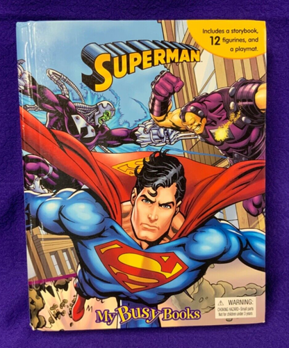 DC Comics SUPERMAN Busy Book 10 Figures Playmat | eBay