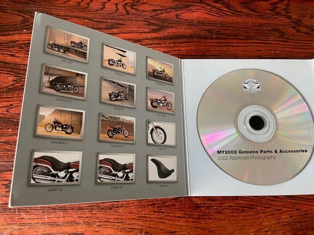 Harley-Davidson 2002 motorcycle press kit new model CD-ROM MY 2002 ...
