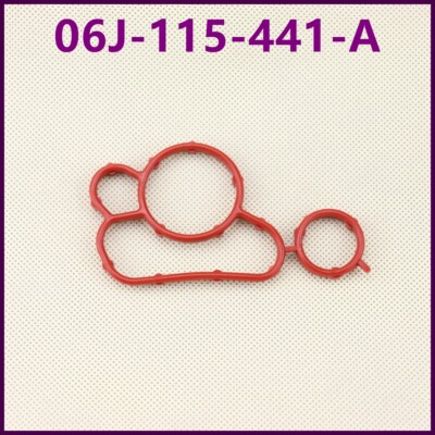 Engine Oil Filter Adapter Gasket Fits VW Beetle CC Jetta Golf Audi ...