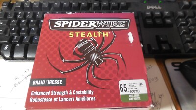 1 SPIDERWIRE STEALTH BRAID MOSS GREEN 65lb/500yd ENHANCED STRENGTH | eBay