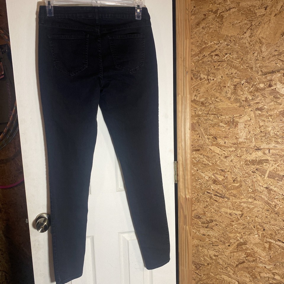 Black Old Navy Stretch Skinny Jeans Size 8 Tall 31 Inch Inseam | eBay