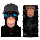 Chimpanzee Face Mask Balaclava Scarf Neck Fishing Shield Sun Gaiter UV ...