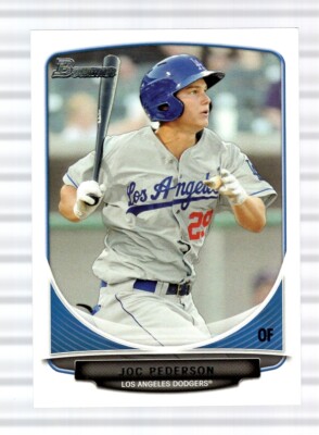 JOC PEDERSON - ROOKIE - 2013 BOWMAN - CARD #TP-13 - FREE SHIPPING BX1 ...