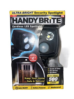 Handy Brite Cordless Ultra-Bright LED Motion-Activated Security ...