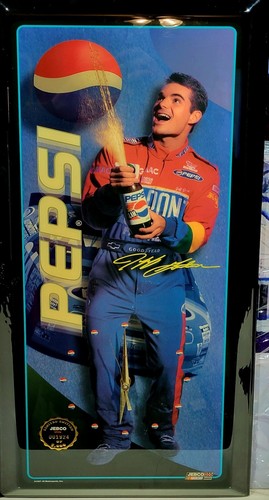 Jeff Gordon Jebco Limited Edition Pepsi Clock. | eBay