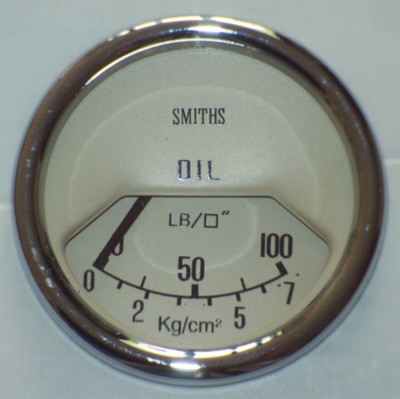 Classic Mini Smiths Oil Pressure Gauge 52mm - Magnolia 13H4459MG | eBay