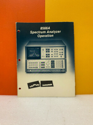 HP 08566-90002 8566A Spectrum Analyzer Operation | eBay