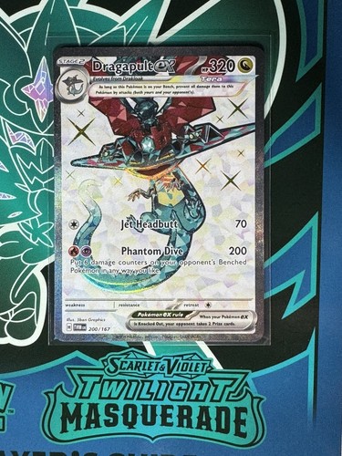 Pokemon Twilight Masquerade SV06 FA Dragapult ex 200 Ultra Rare NM | eBay