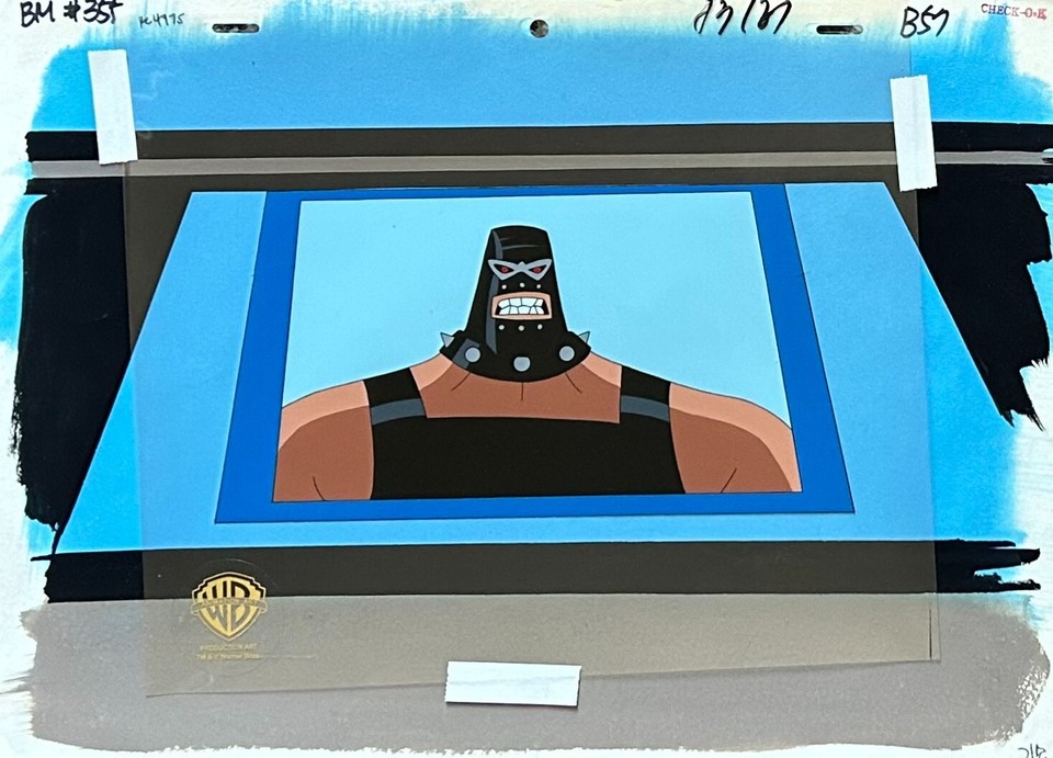 BRUCE TIMM rare BANE cel + OBG SET Winning Edge BATMAN BEYOND BTAS COA ...