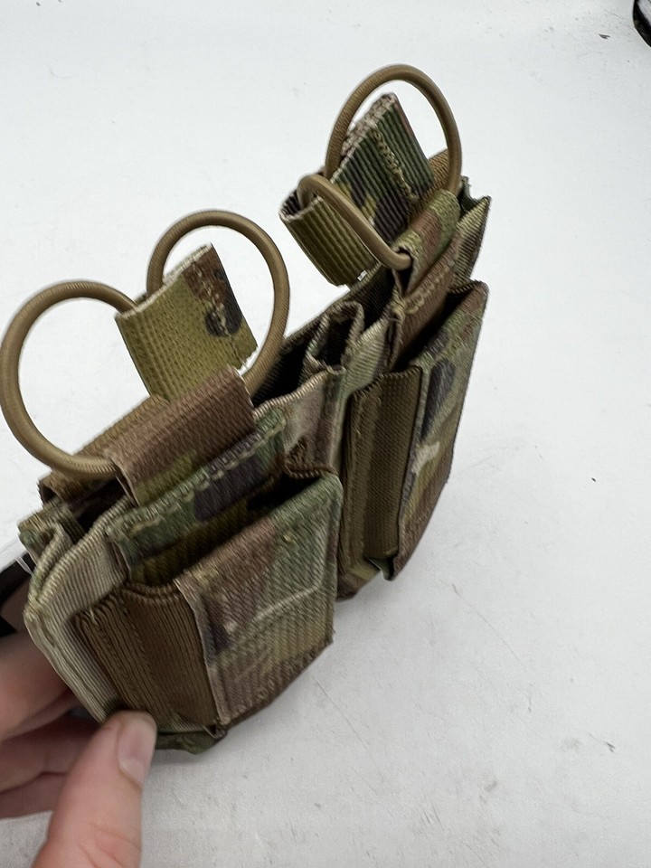 NEW T3 Gear Double Pistol/Rifle Magnet Style MOLLE Magazine Pouch ...
