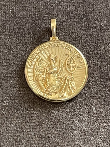 Awe Inspired Fortuna Pendant Goddess Gold Vermeil 925 | eBay