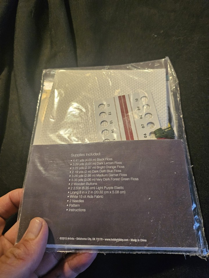 ARTISTE MINI Counted Cross Stitch Kit BRACELET #1115625 Unopened sz 7.5 ...