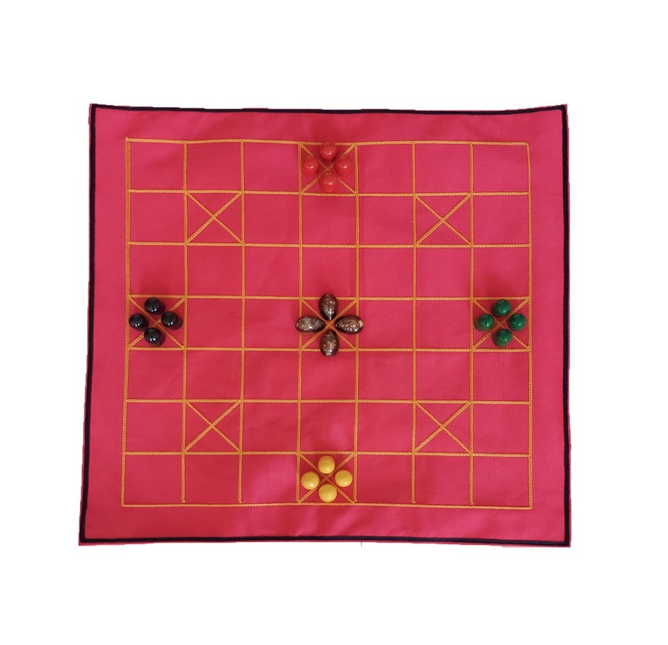 Traditional Chausar, Chopad, Parcheesi, Pachisi, Pagade, Thayam, Ludo ...