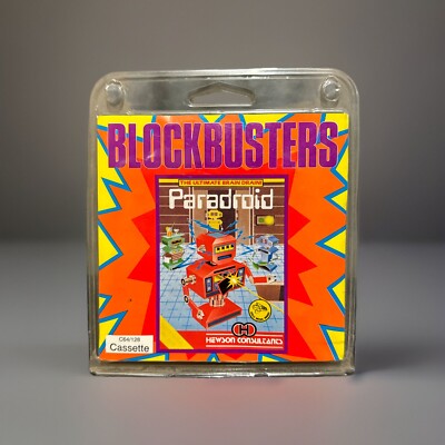 Paradroid Commodore Blockbusters Vintage Cassette Tape Game C64 | eBay ...