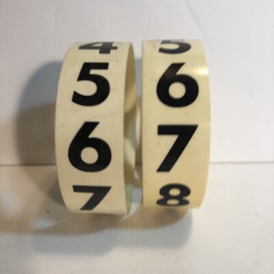 Arcade Big Ball Bowler. Black and White 4 Inch Score Wheel Plastic 2 ...