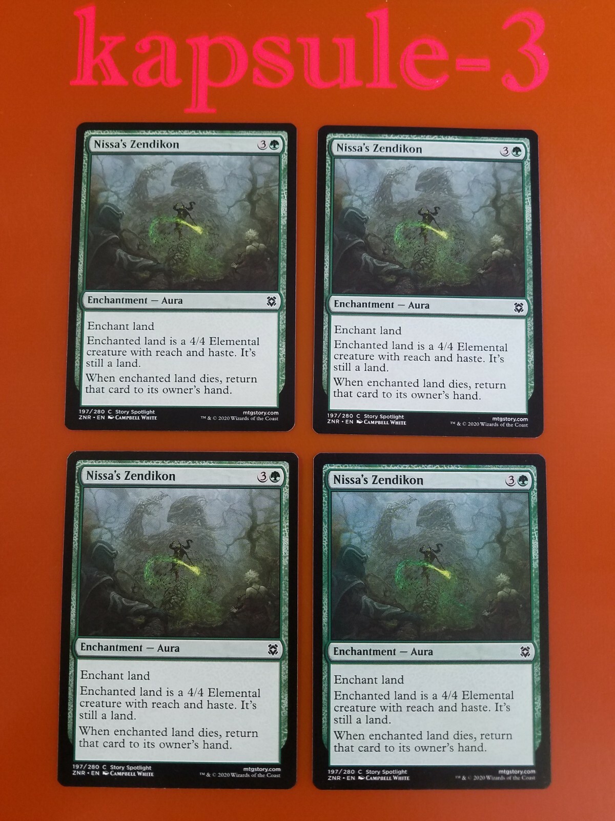 4x Nissa's Zendikon | Zendikar Rising | MTG Magic Cards | eBay