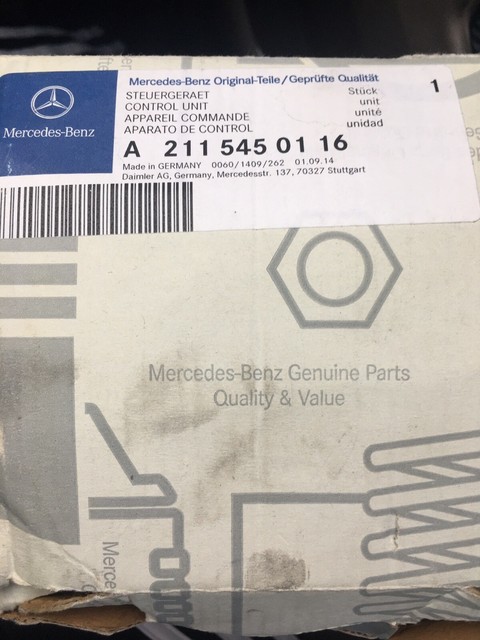 MERCEDES BENZ W211 Steering Angle Sensor Control Unit A2115450116 OEM ...