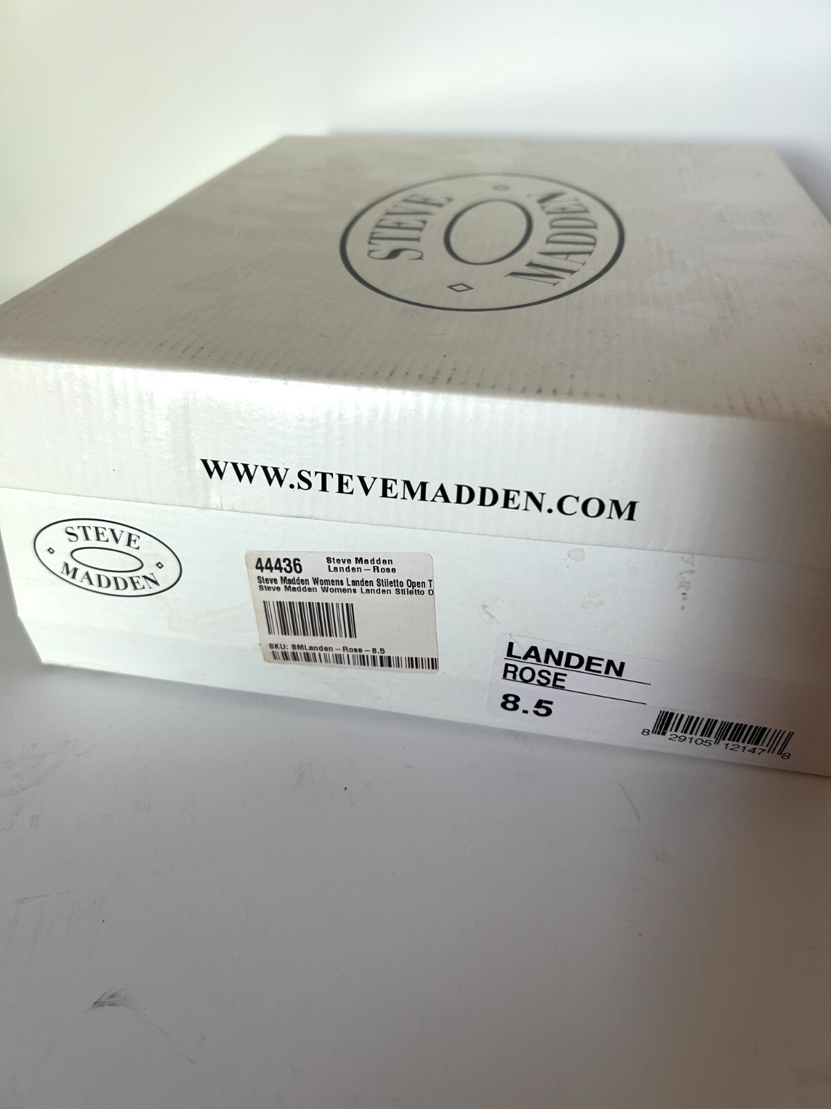 Steve Madden Landen Rose Gold Stiletto Open Toe Sandals Shoes Heels Sz ...