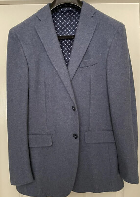 Luxury New Men’s ZILLI Blue Cashmere Blazer EU Size 52 (USA Size 42) | eBay
