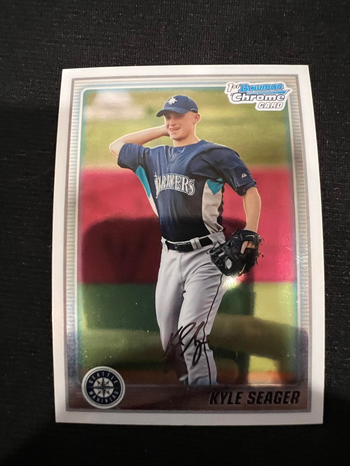 KYLE SEAGER Seattle Mariners Icon 2010 Bowman Chrome Prospects Rookie ...