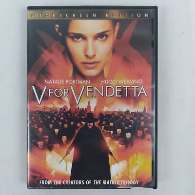 V for Vendetta Widescreen Edition DVD Movie 2006 Natalie Portman Action ...