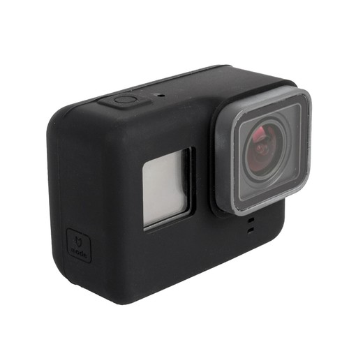 Soft Silicone Rubber Protective Cover Case For GoPro Hero 5 6 & 7 BLACK ...