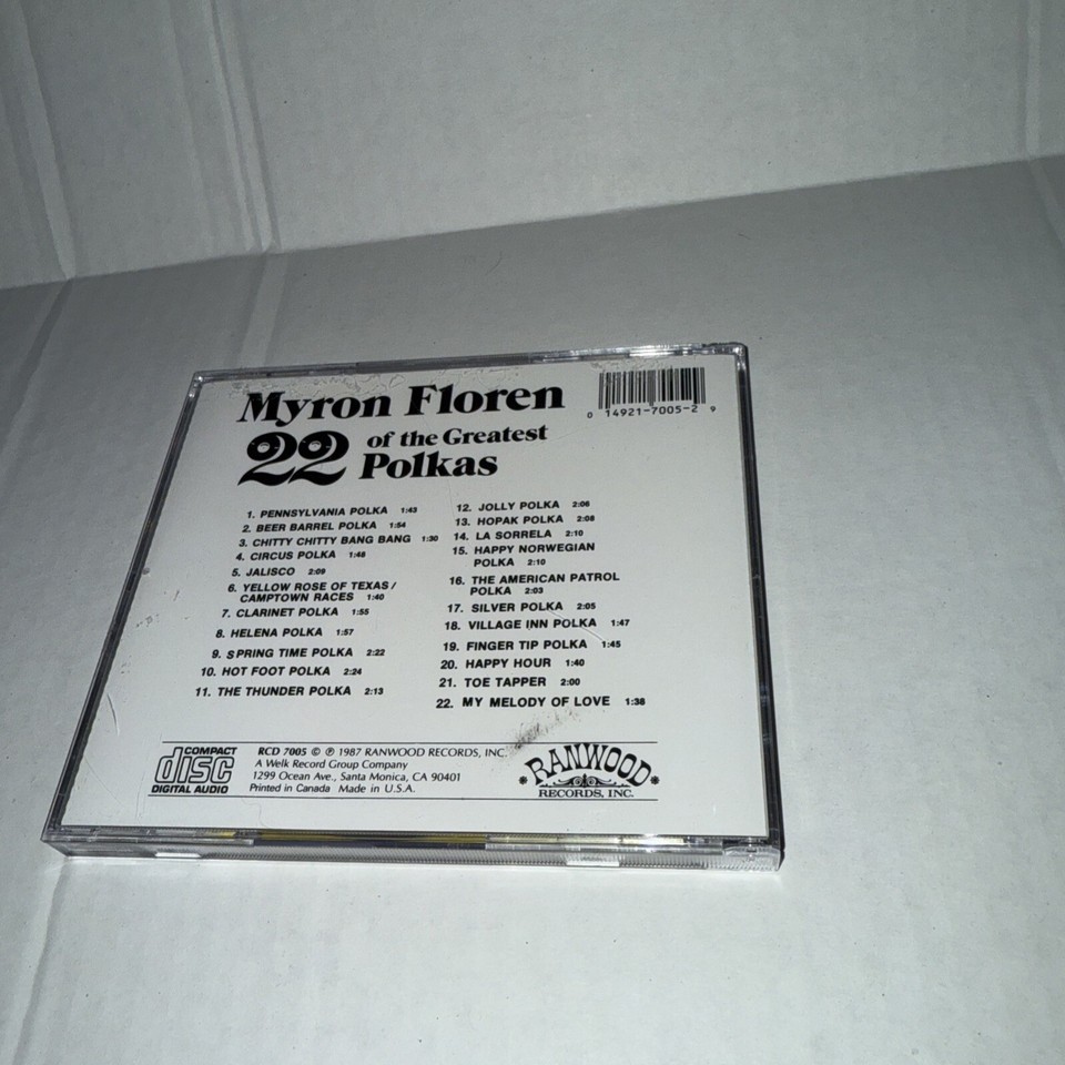 22 of the Greatest Polkas Hits by Myron Floren (CD, 1992) 14921700529| eBay
