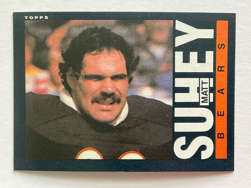 Matt Suhey 1985 Topps Football Card #35 Chicago Bears Running Back | eBay