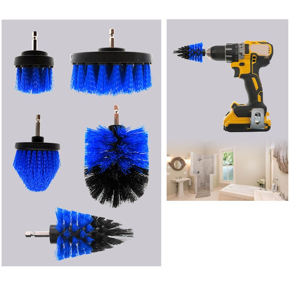 Professional grade Blue Cone Drill Cleaning Brush for Precision ...