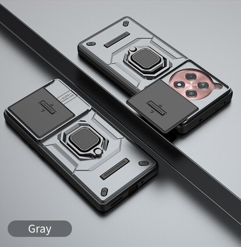 For OnePlus 13T 13R 13 12R 11 Hybrid Armor Magnetic Ring Holder Hard ...