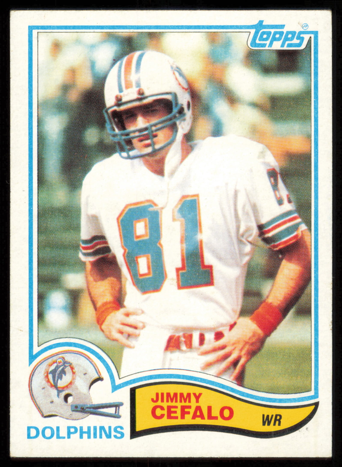 1982 Topps Football #128 Jimmy Cefalo Miami Dolphins | eBay