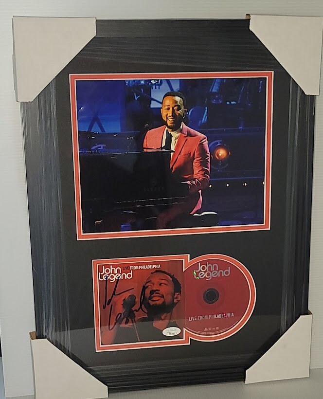 John Legend Autographed Signed Live from Philadelphia CD JSA COA Framed ...