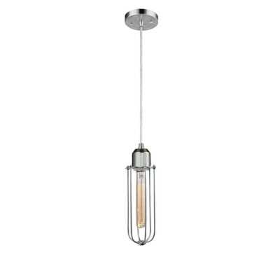 Innovations Muselet 1 Light Mini Pendant, Amber/Chrome/Tube - 900-1P-PC ...