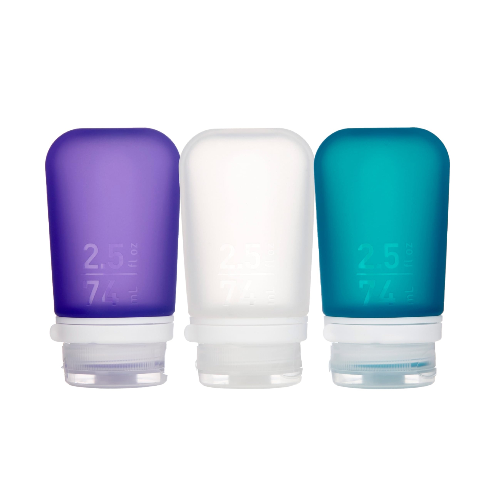 Humangear GoToob+ Refillable Silicone Travel Size Bottles with Locking ...