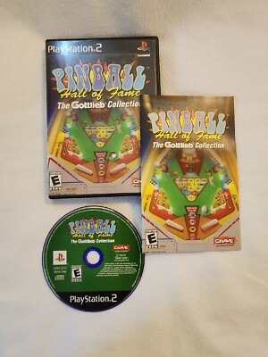 Pinball Hall of Fame Gottlieb Collection PS2 PlayStation 2 Complete ...